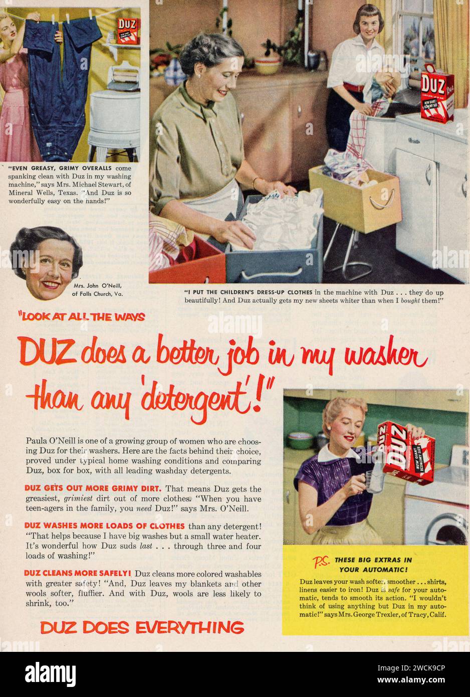 Vintage "Good Housekeeping" Magazine February 1953 issue Advert, USA ...
