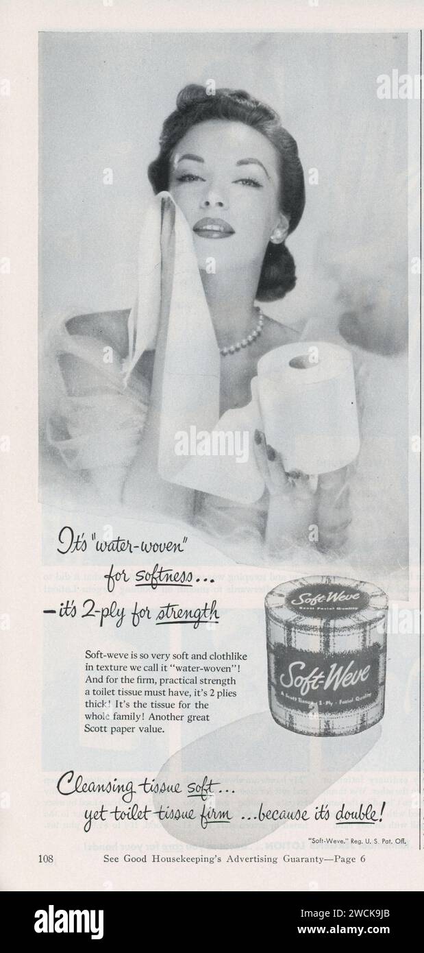 Vintage "Good Housekeeping" Magazine February 1953 issue Advert, USA ...