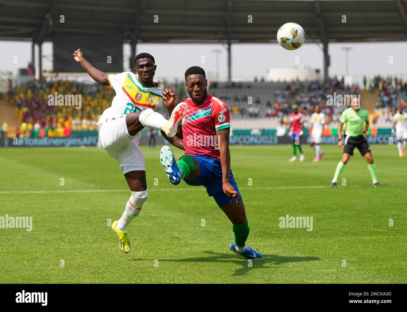January 15 2024: Lamine Camara (Senegal) and Ebrima Adams (Gambia ...