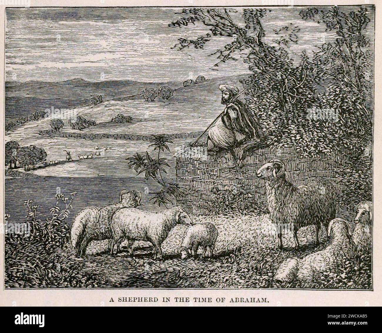 A shepard in the time of Abraham Stock Photo - Alamy
