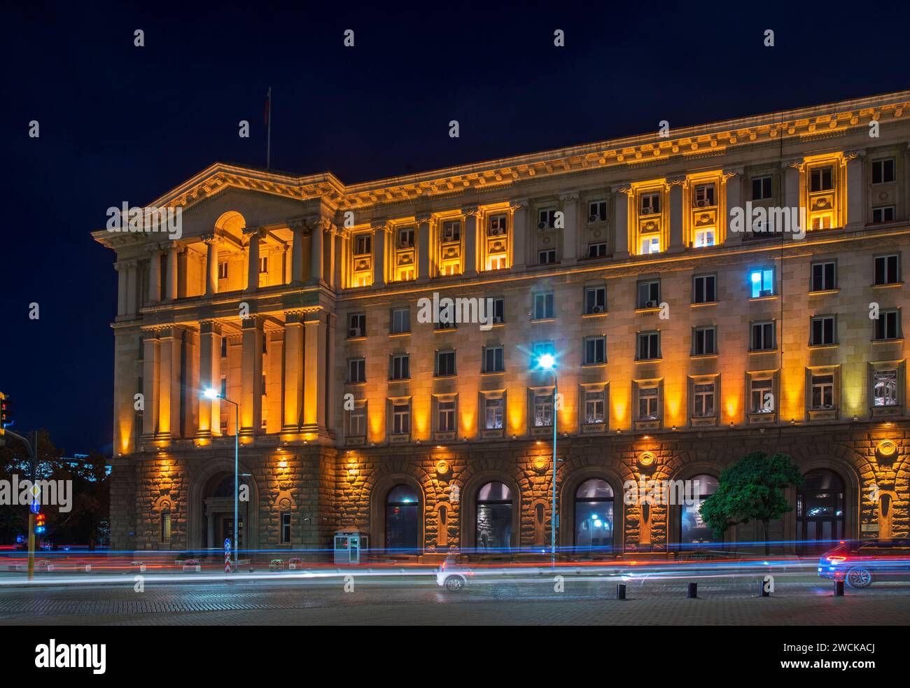 Council of Ministers at Holy Sunday square in Sofia. Bulgaria Stock ...