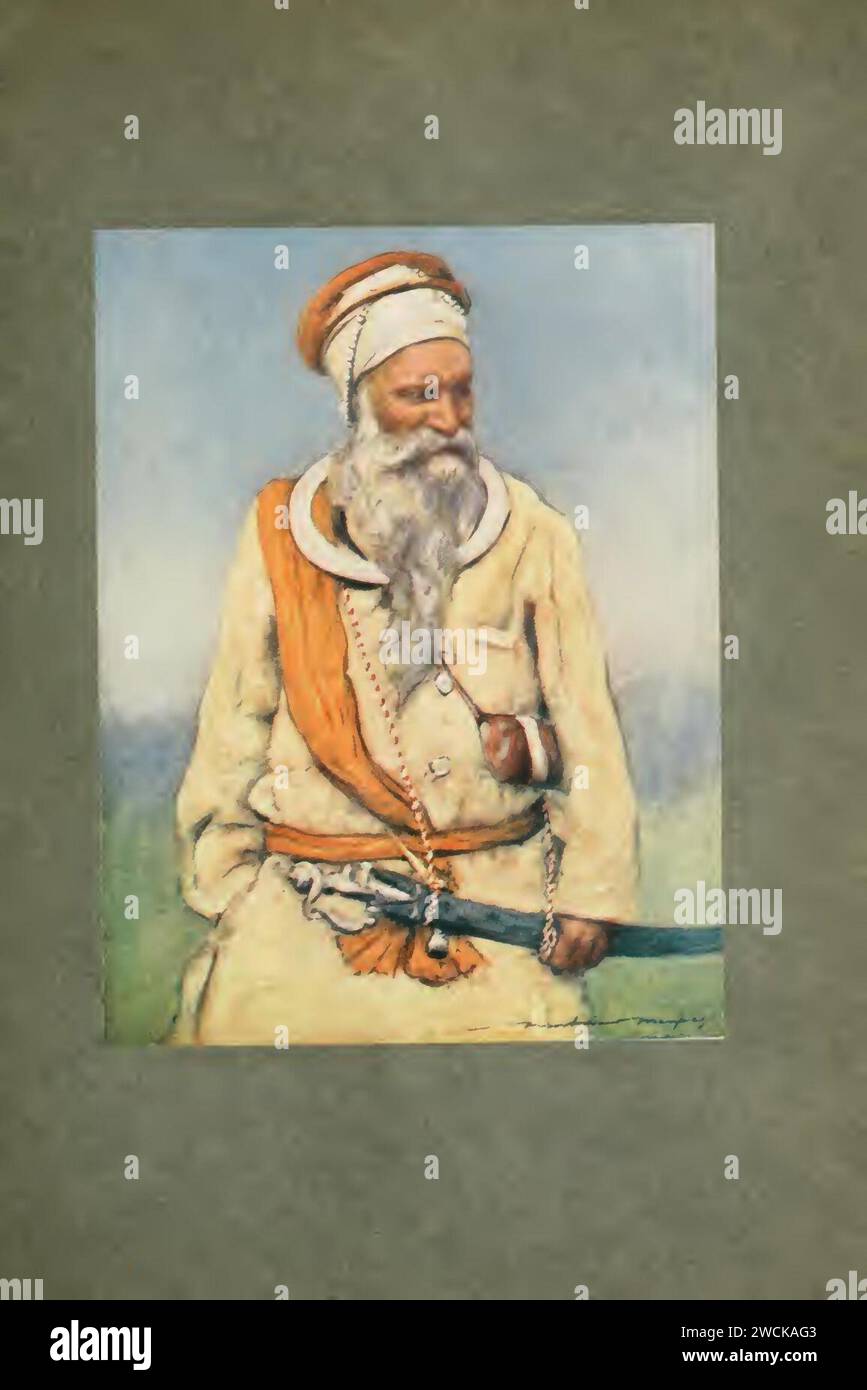 A Sikh Warrior (The People of India Stock Photo - Alamy