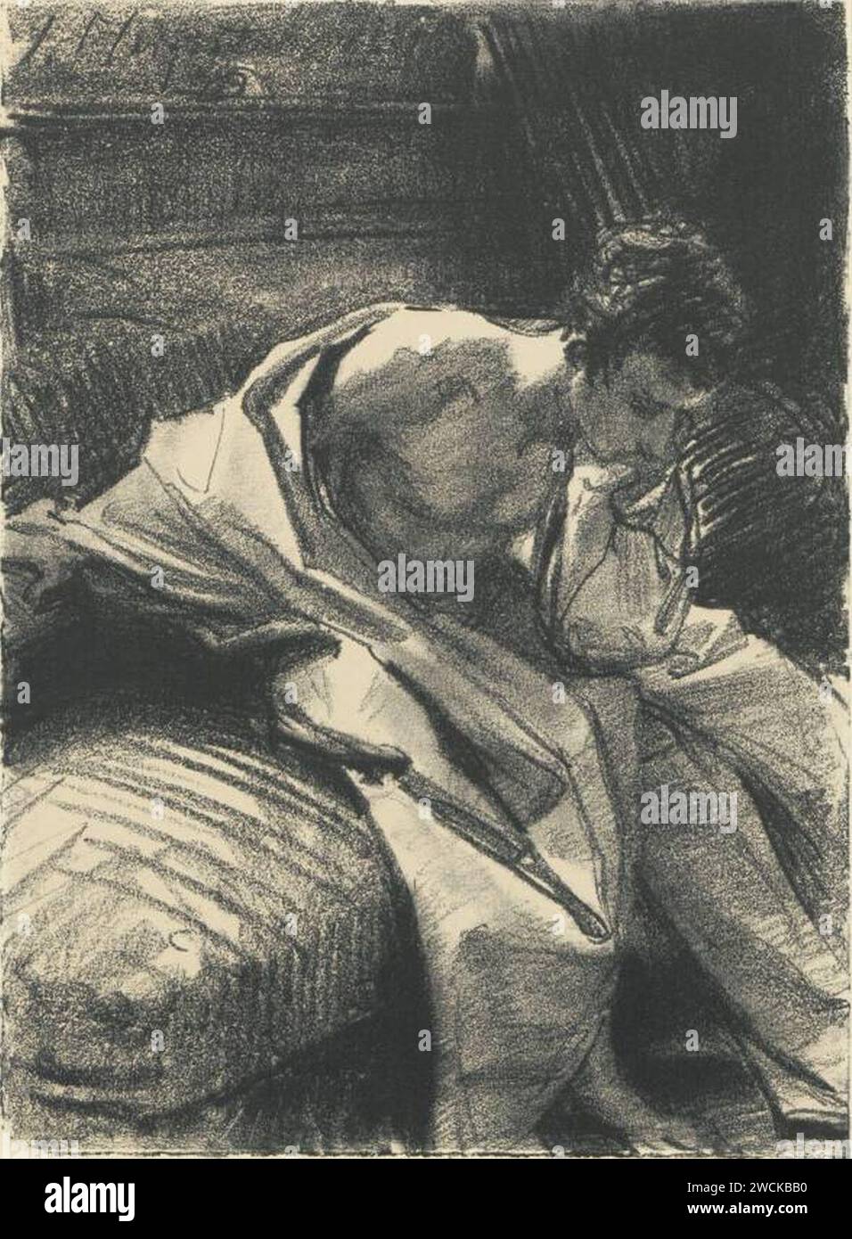 A Study - John Singer Sargent Stock Photo - Alamy