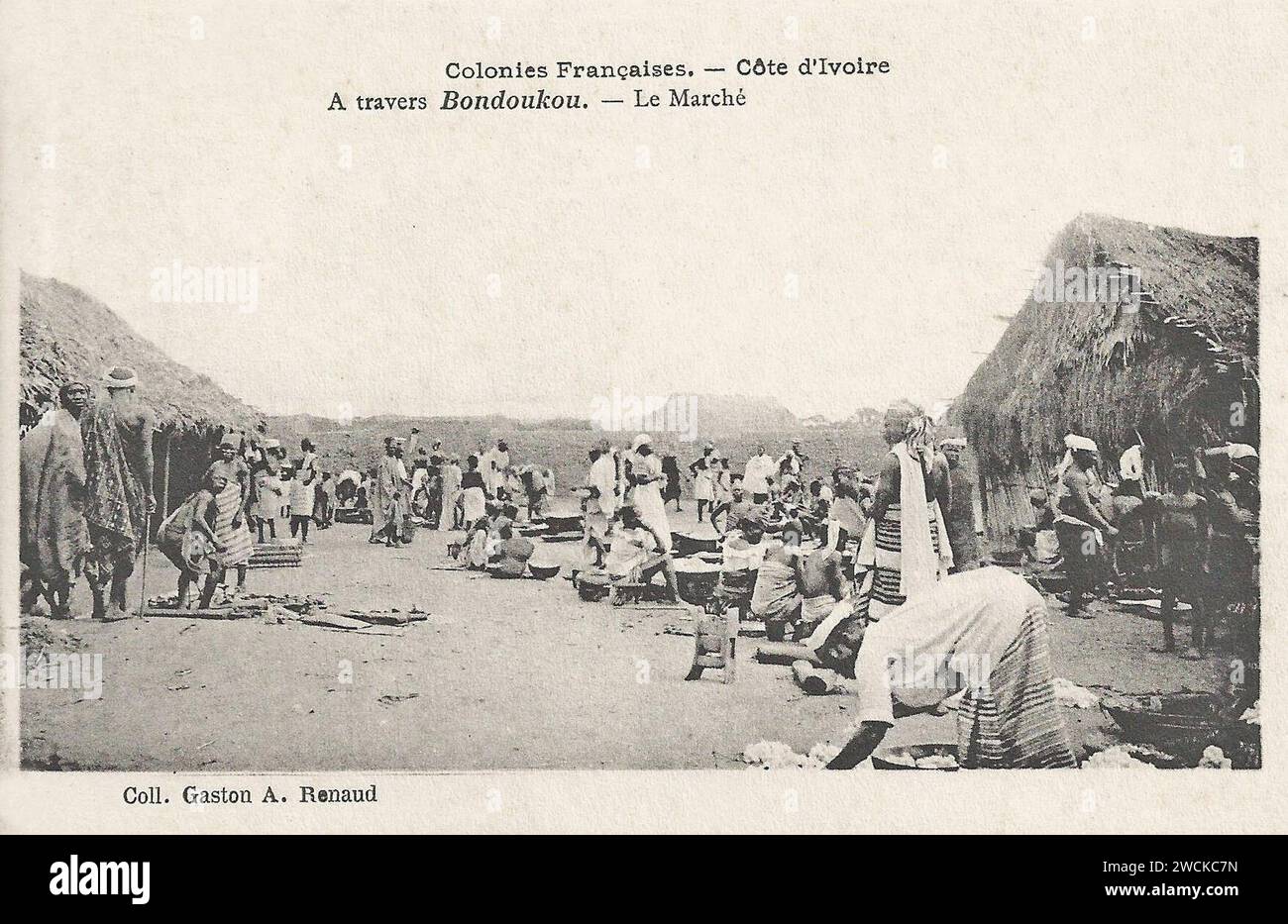 A travers Bondoukou-Le marché (Côte d'Ivoire Stock Photo - Alamy