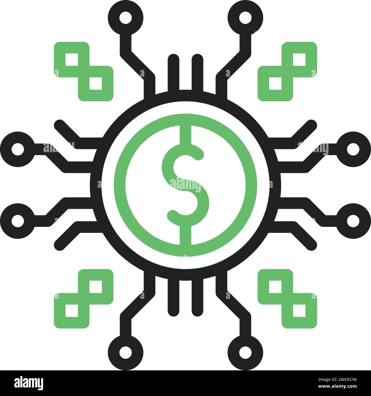 Digital dollar Stock Vector Images - Alamy