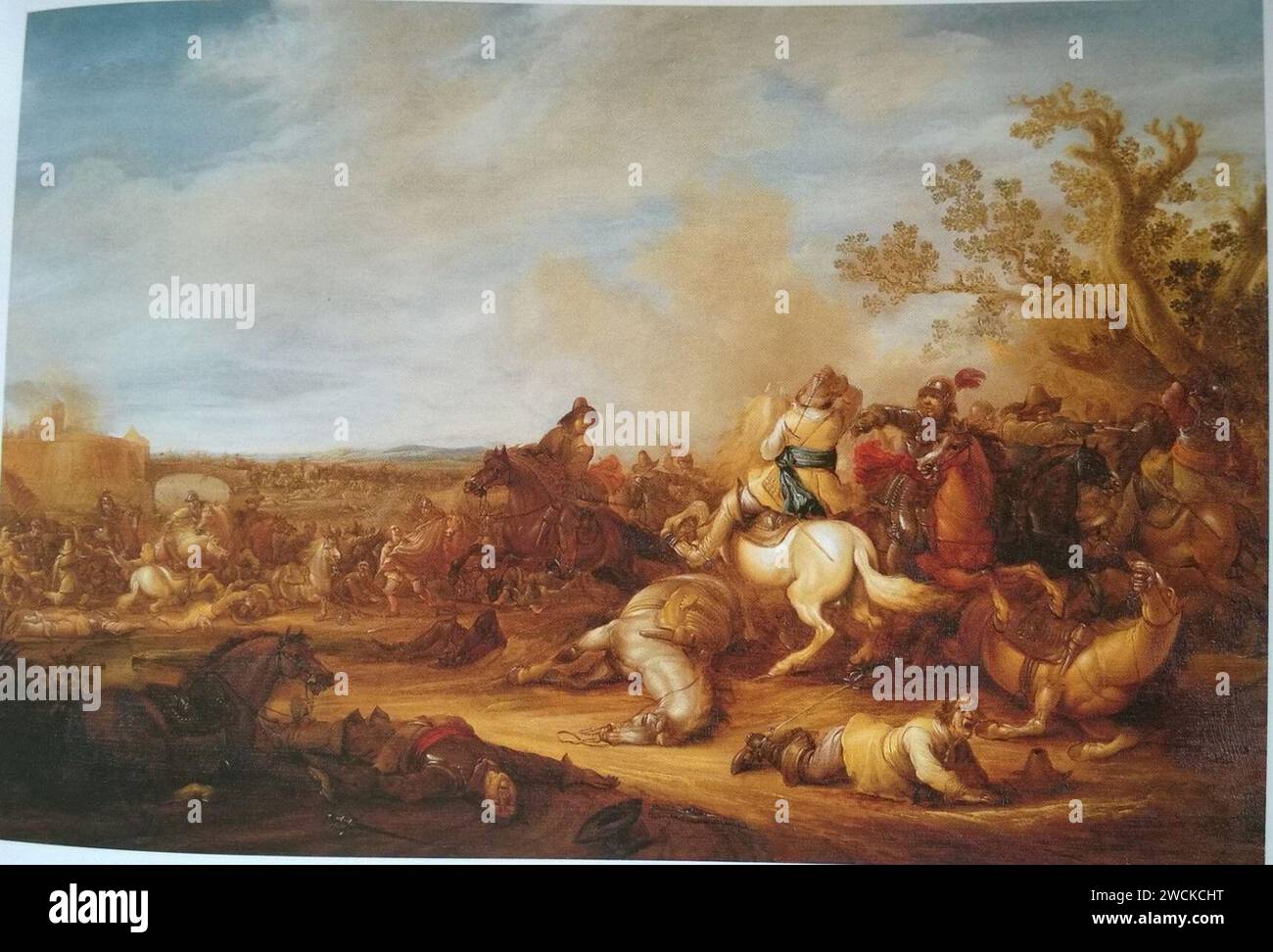 A van Hoef - Cavalry Battle Stock Photo - Alamy