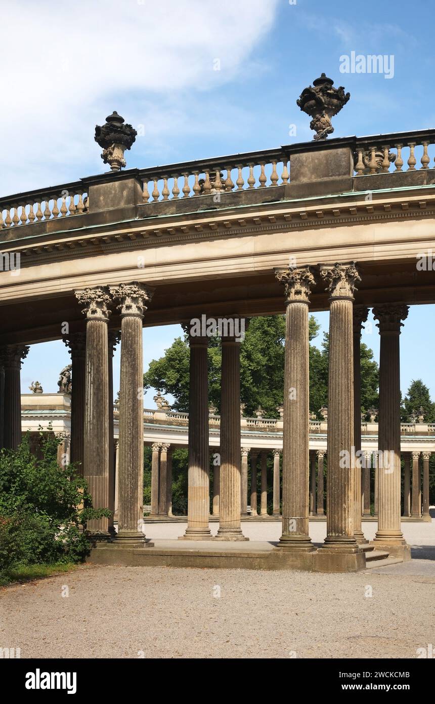 Sanssouci palace colonnade hi-res stock photography and images - Alamy
