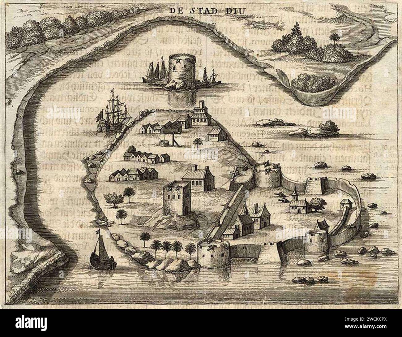 A view from Philip Baldaeus, 'The True and Exact Description of the ...