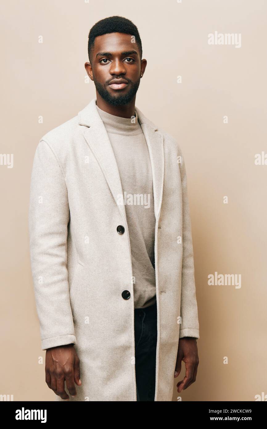 african man american grey black american background young guy portrait ...