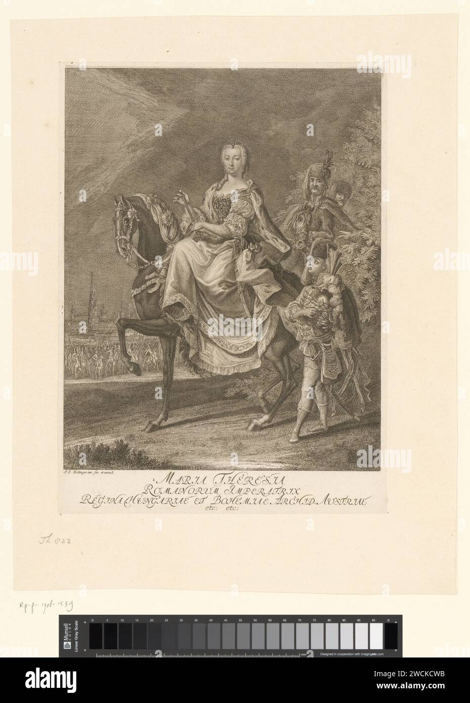 Portrait of Maria Theresia, Roman -German Keizerin, Johann Elias ...