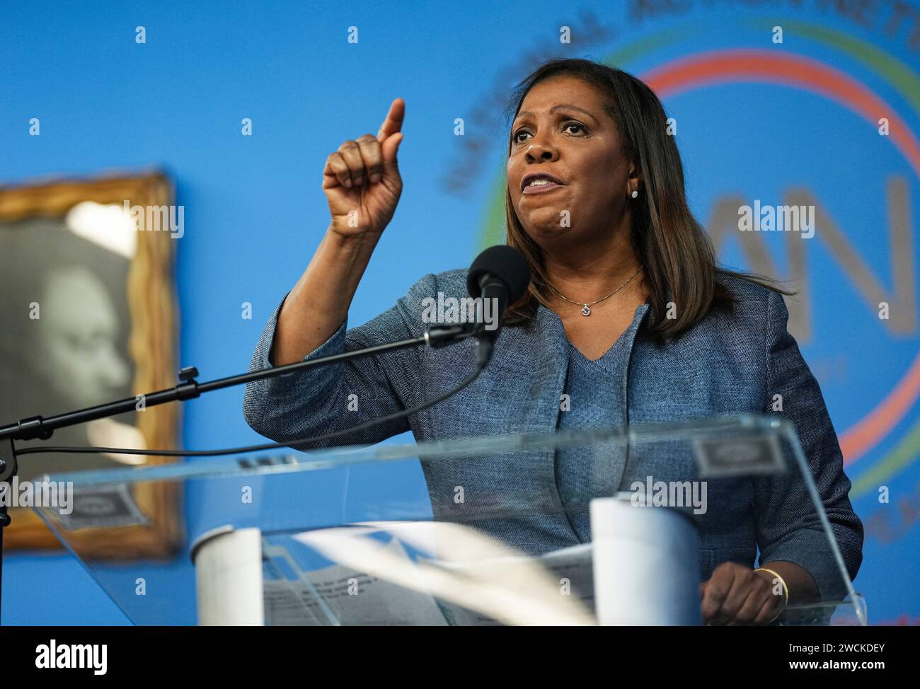 Photo by: Siegfried Nacion/STAR MAX/IPx 2024 1/5/24 Letitia James at ...