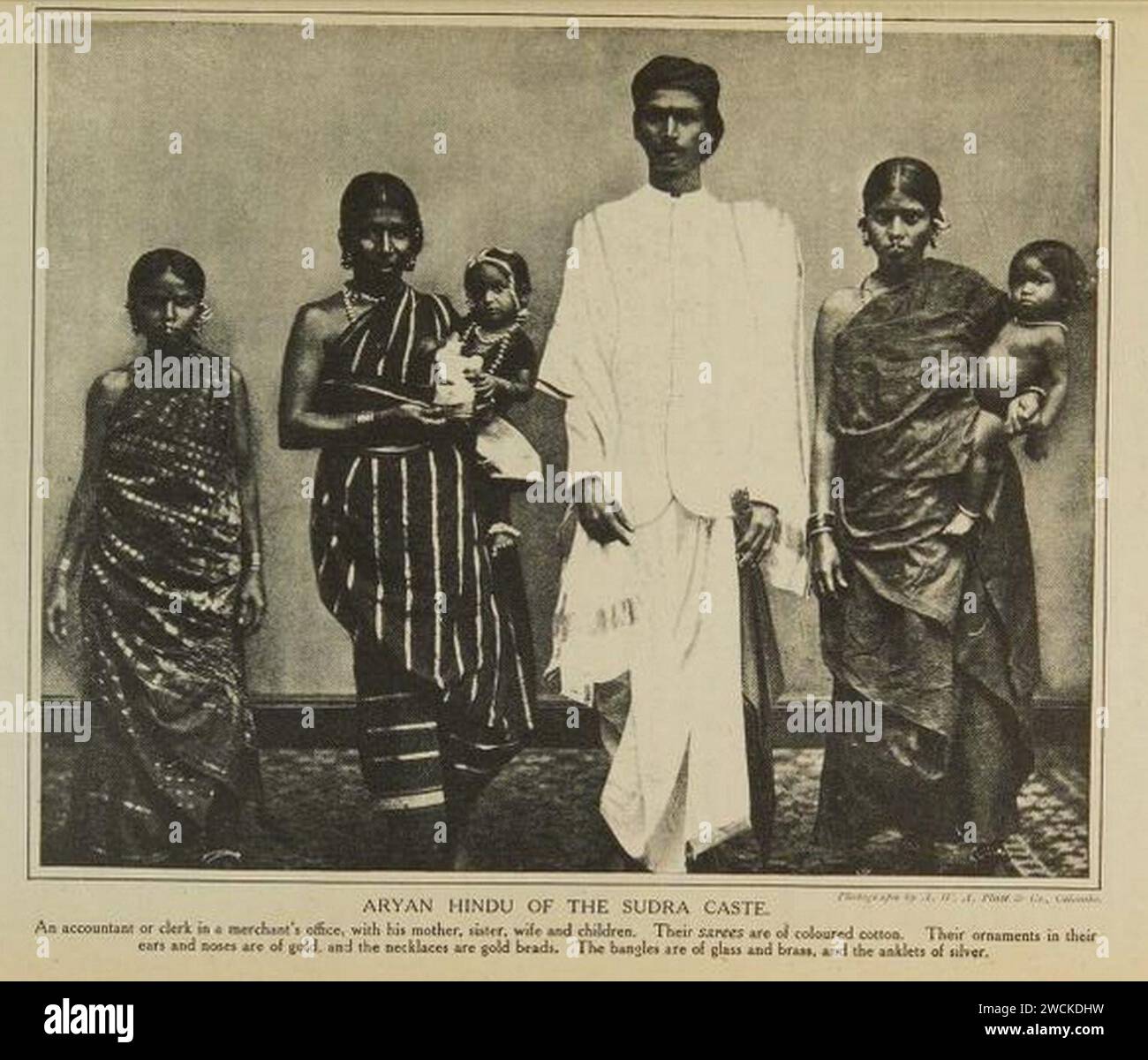 A W A Plate Aryan Hindu of the Sudra Caste Family Women of All Nations ...