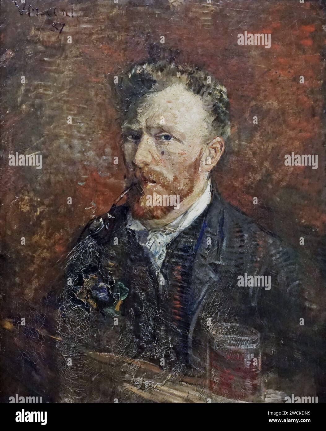 Self-Portrait (1887) by Vincent van Gogh (1853-1890 Stock Photo - Alamy