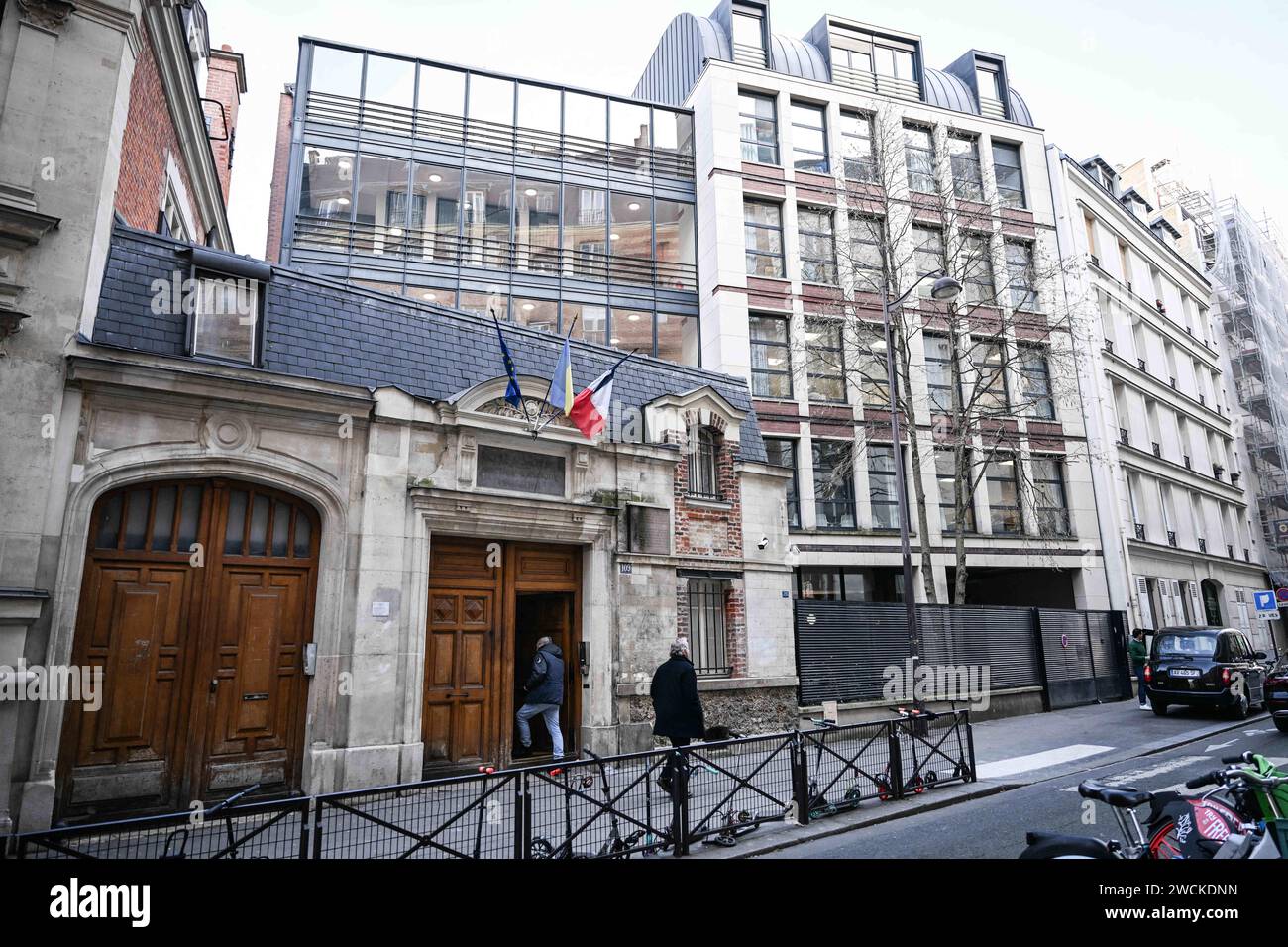 Paris, France. 16th Jan, 2024. Illustration of the Alsatian school in ...