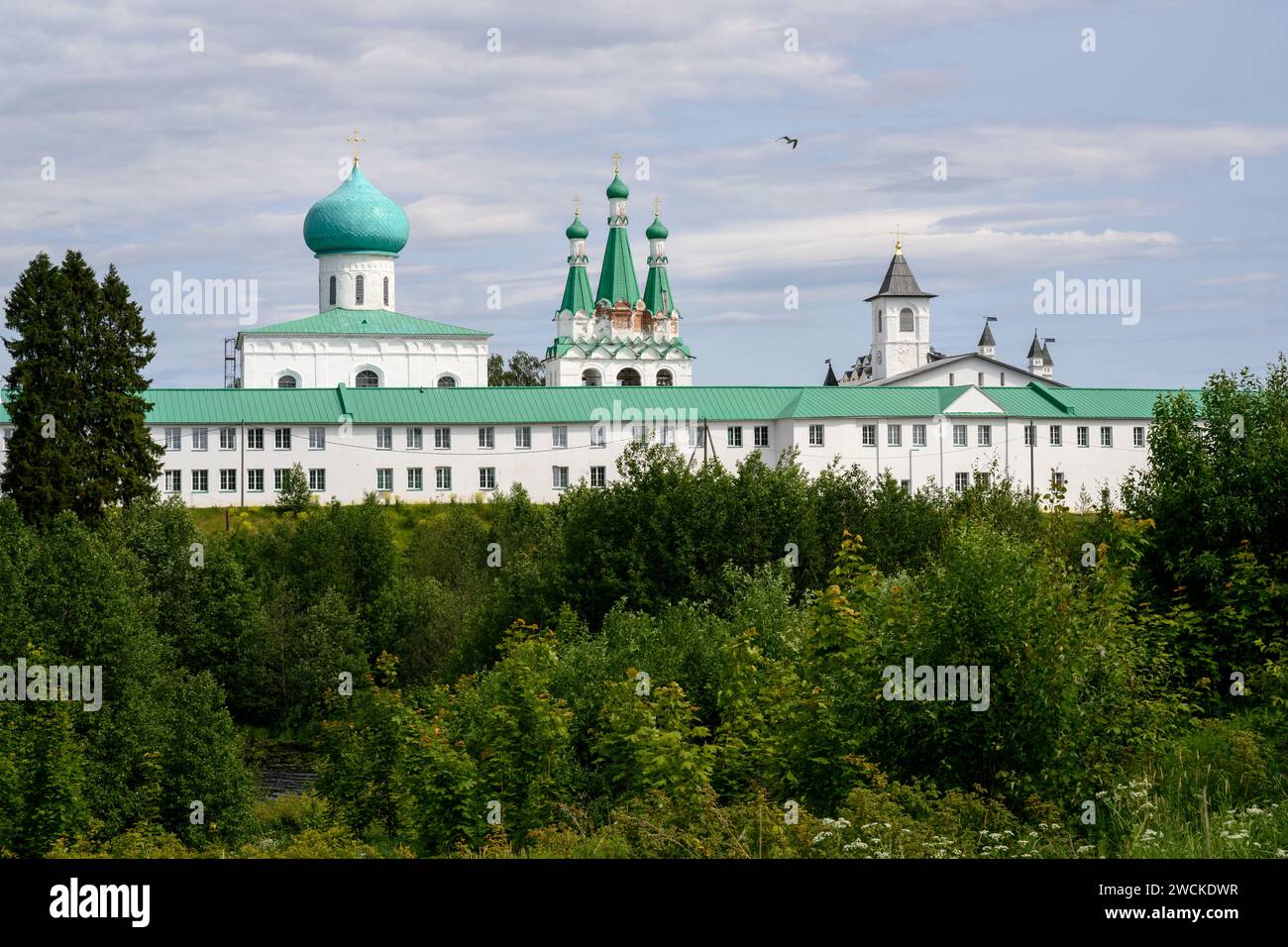 View of medieval cathedrals and churches of the Alexander Svirsky ...