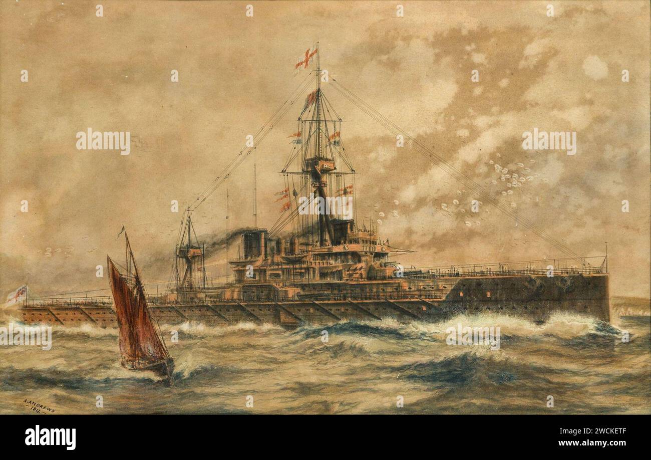A. Andrews - HMS 'Dreadnought' Stock Photo - Alamy