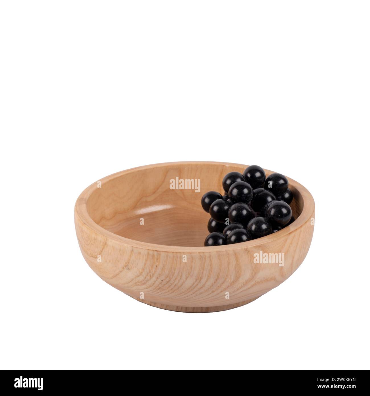 decorative object stone bowl isolated Stock Photo - Alamy