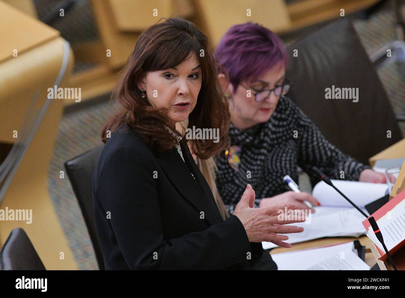 Edinburgh Scotland, UK 16 January 2024. Lord Advocate Rt Hon Dorothy ...