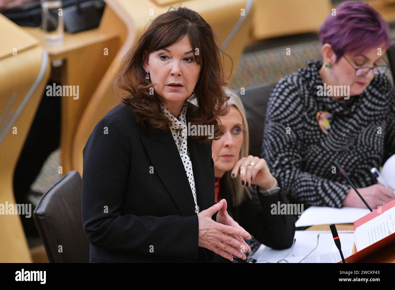 Edinburgh Scotland, UK 16 January 2024. Lord Advocate Rt Hon Dorothy ...