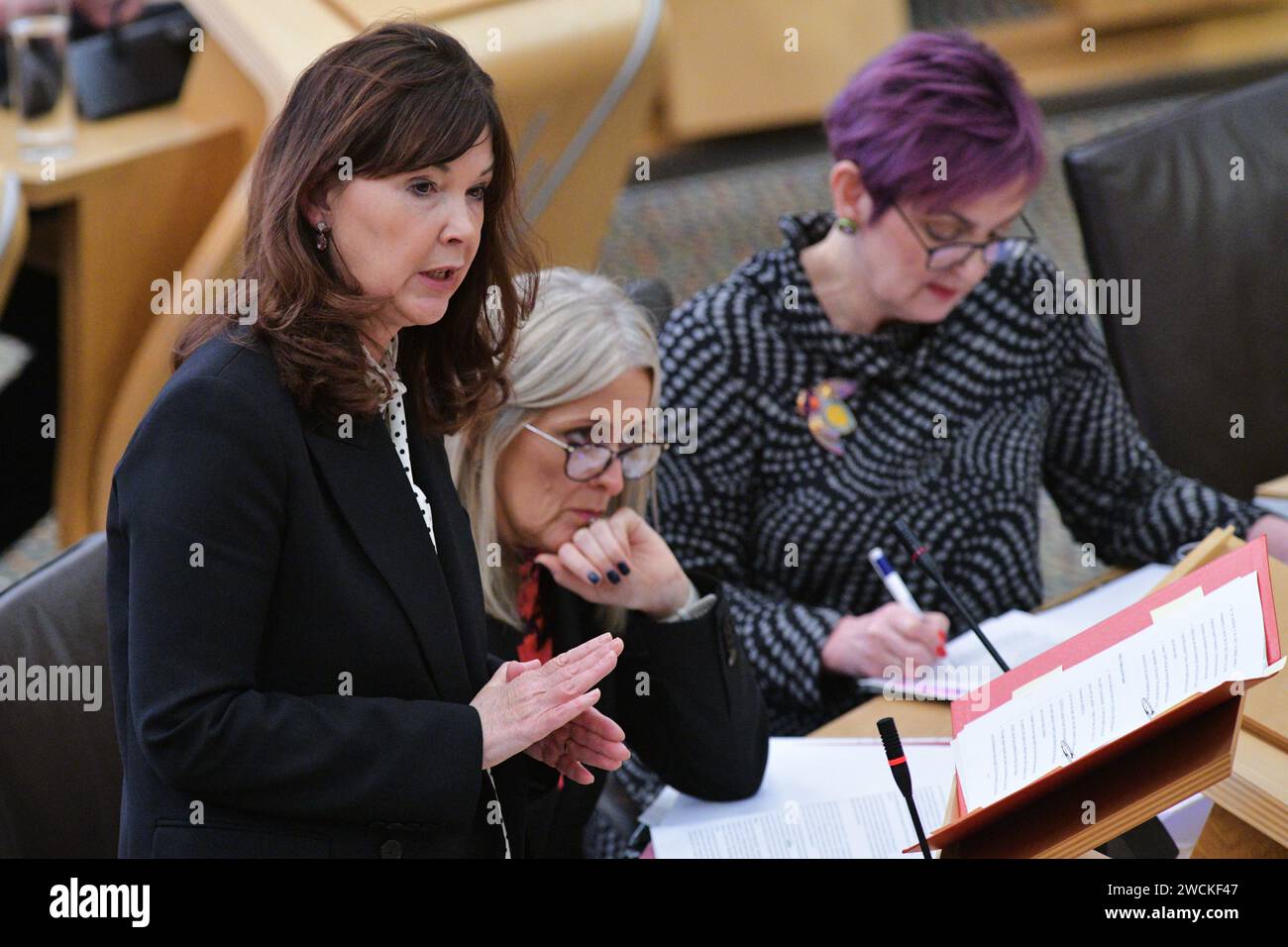 Edinburgh Scotland, UK 16 January 2024. Lord Advocate Rt Hon Dorothy ...