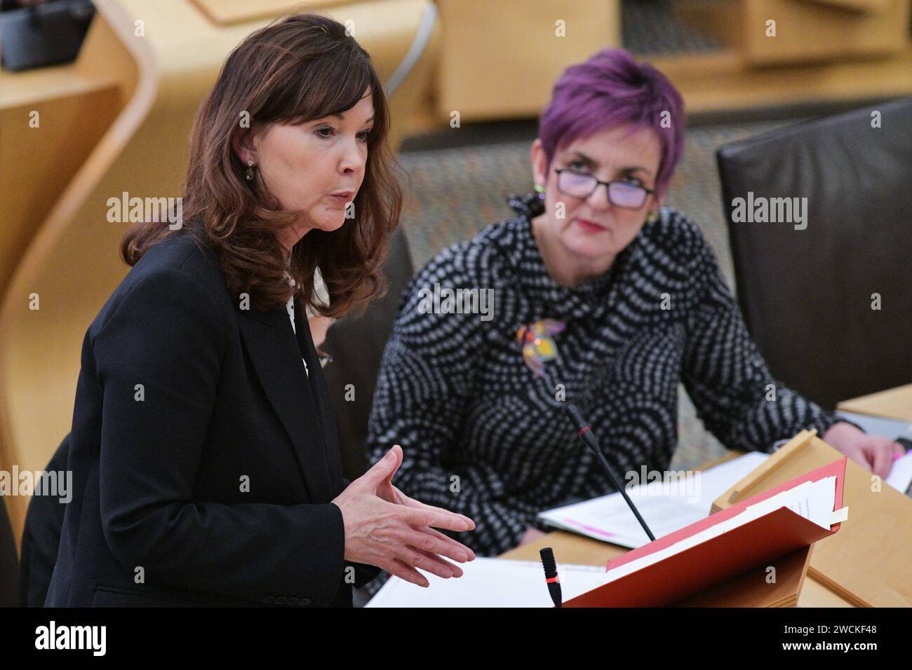 Edinburgh Scotland, UK 16 January 2024. Lord Advocate Rt Hon Dorothy ...