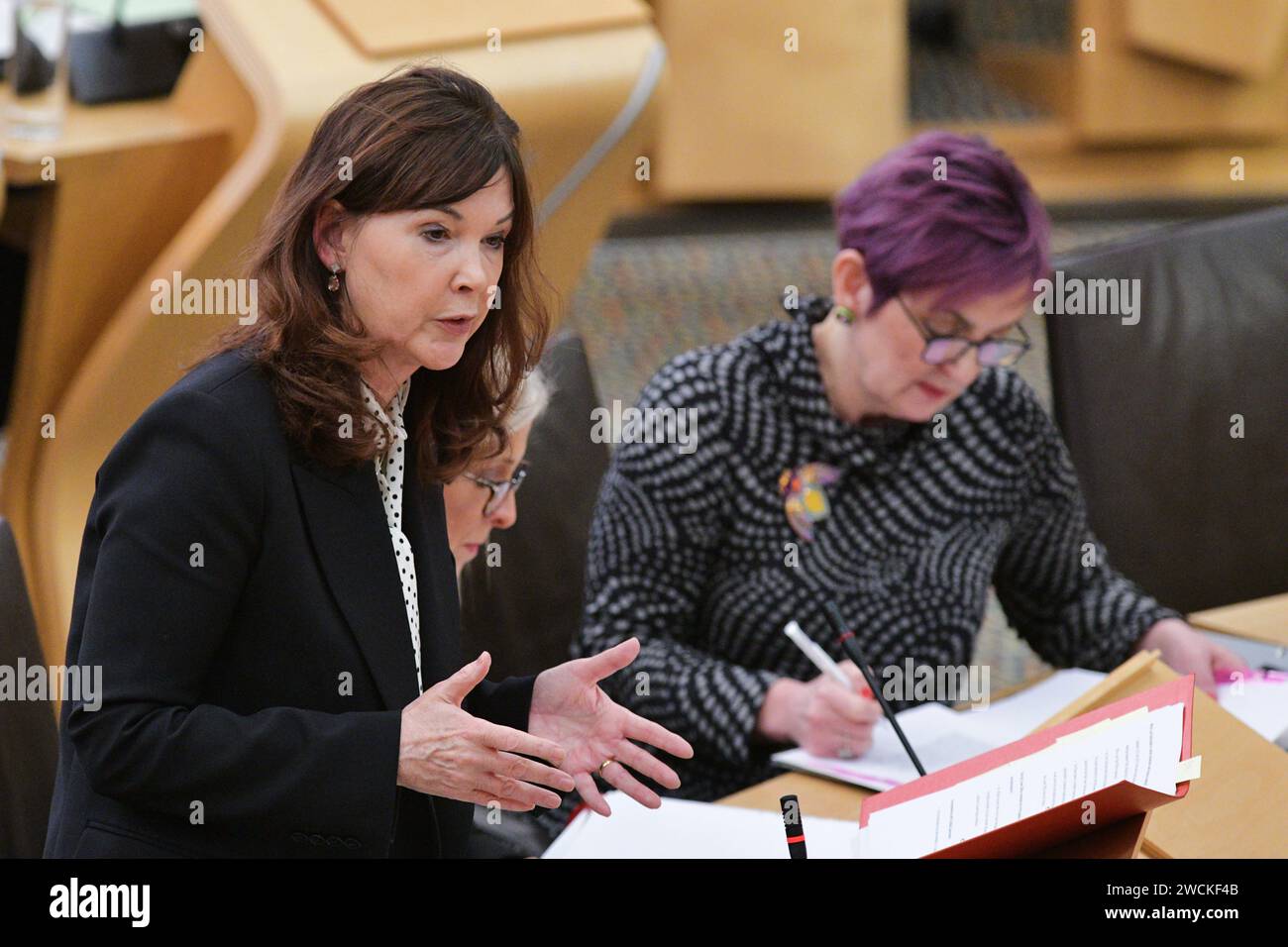 Edinburgh Scotland, UK 16 January 2024. Lord Advocate Rt Hon Dorothy ...