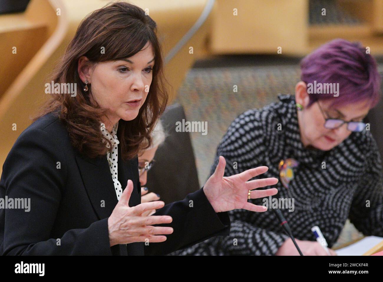 Edinburgh Scotland, UK 16 January 2024. Lord Advocate Rt Hon Dorothy ...