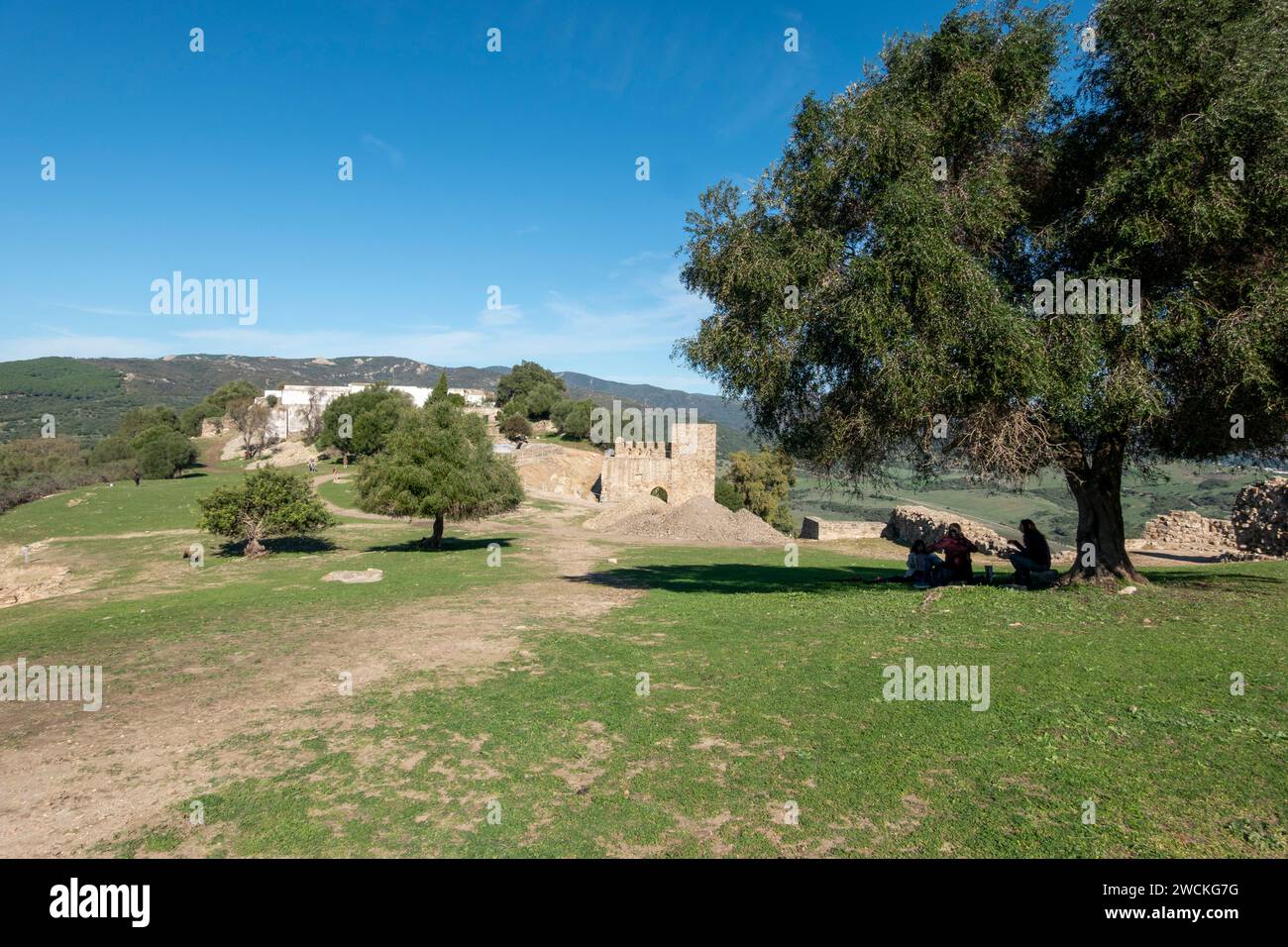 Jimena de la Frontera, Cadiz, Spain - December 03, 2023: A family ...