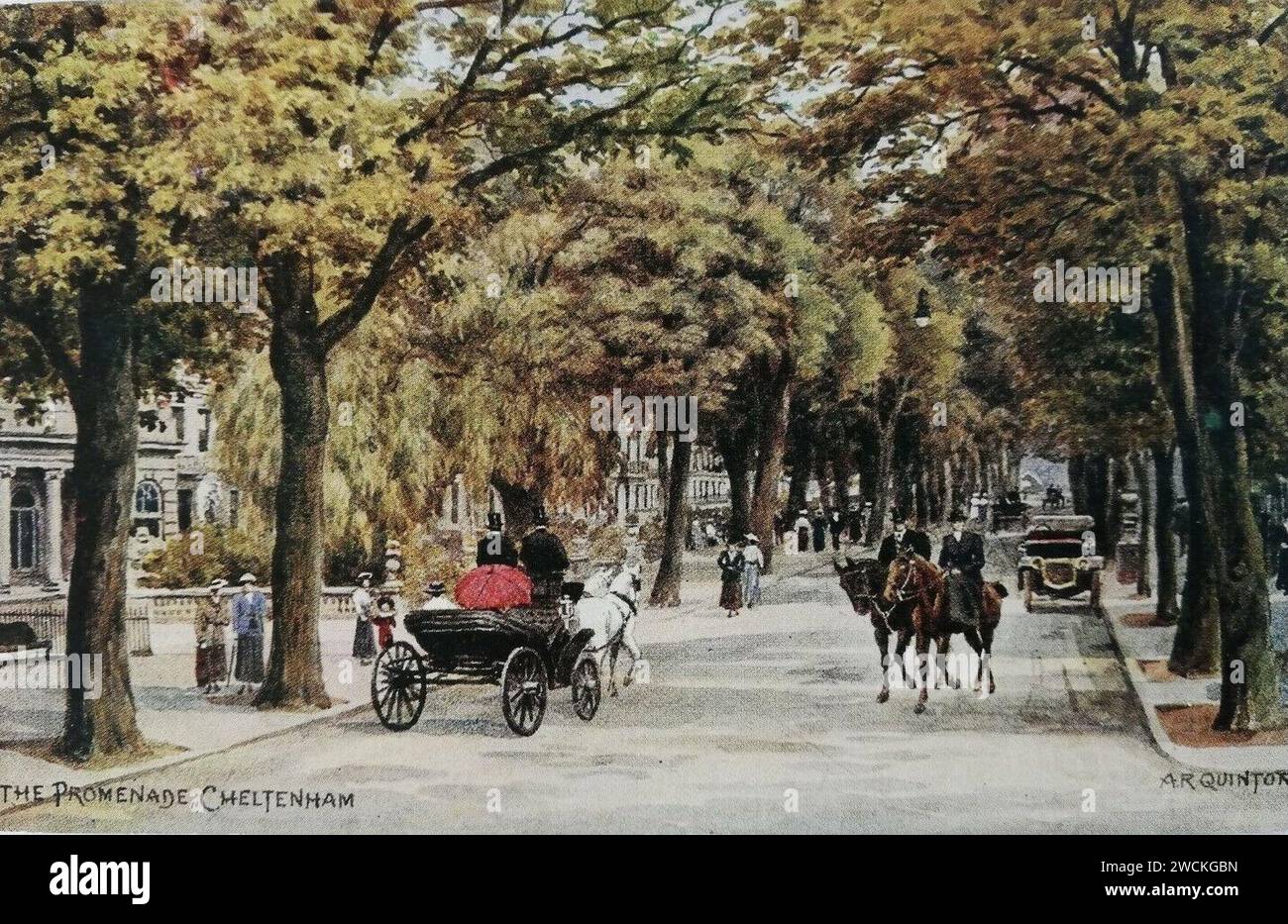 Cheltenham promenade vintage hi-res stock photography and images - Alamy