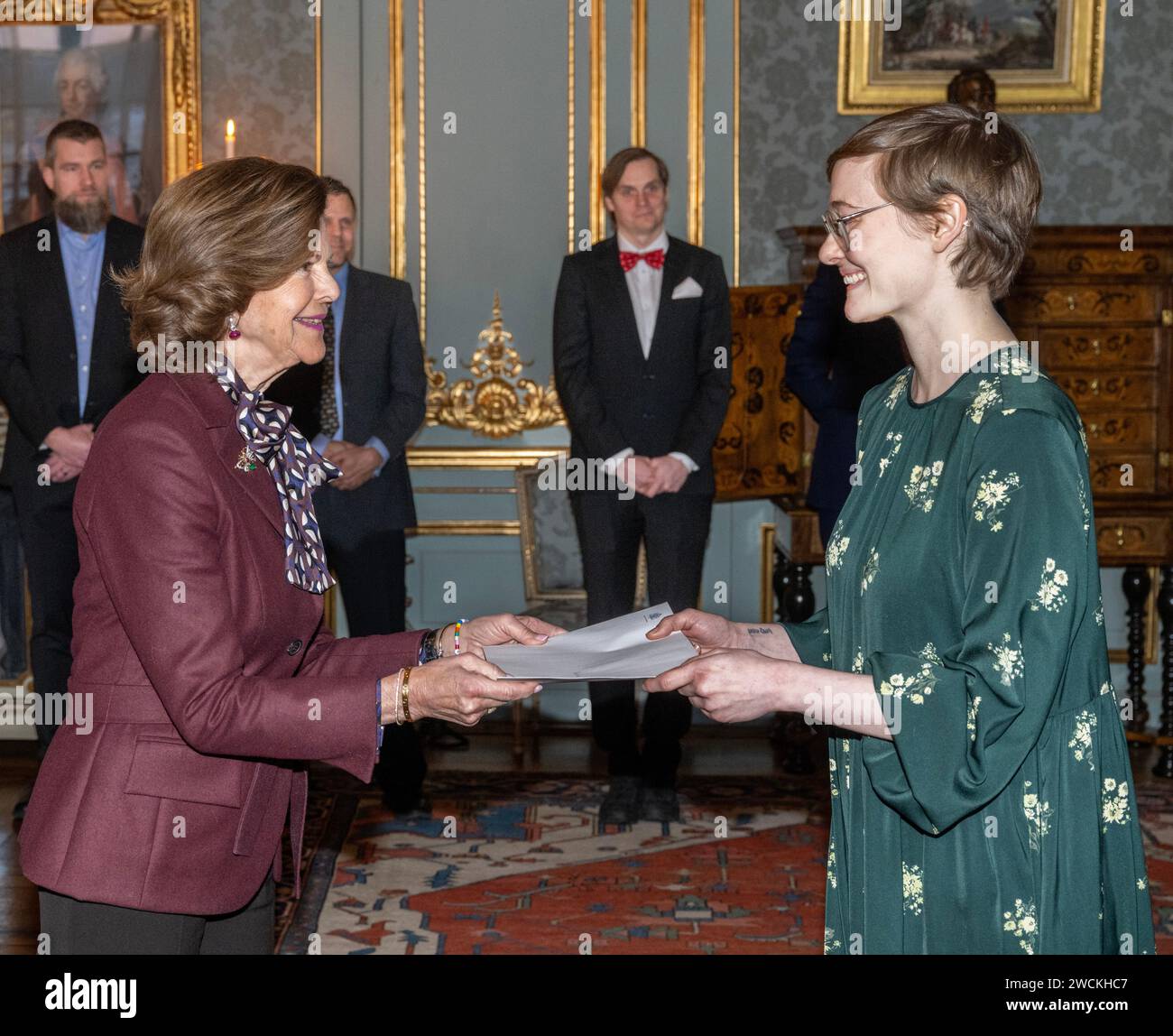 Stockholm, Sweden. 16th Jan, 2024. Queen Silvia awarded scholarships ...