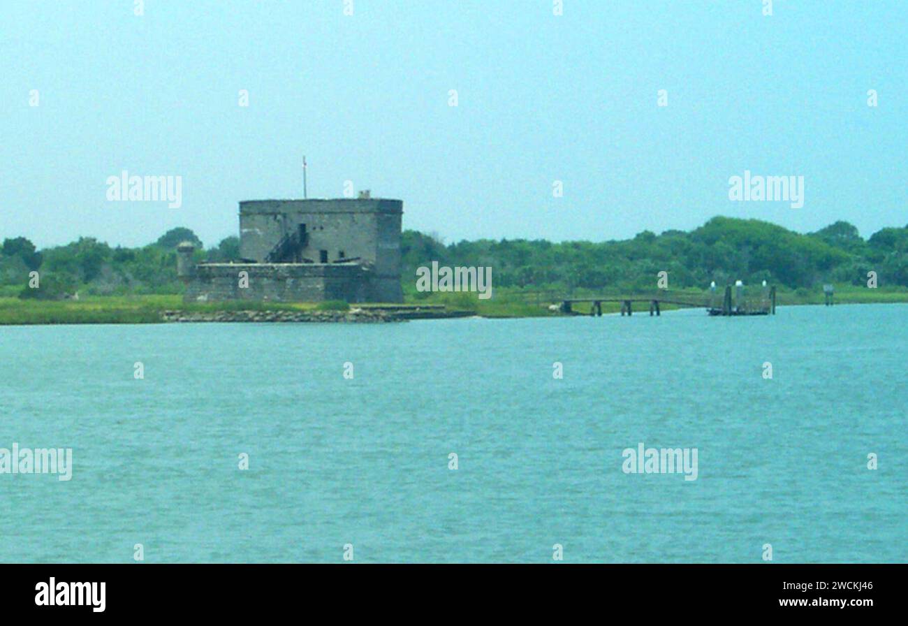 A1A Scenic and Historic Coastal Byway - Fort Matanzas Stock Photo - Alamy