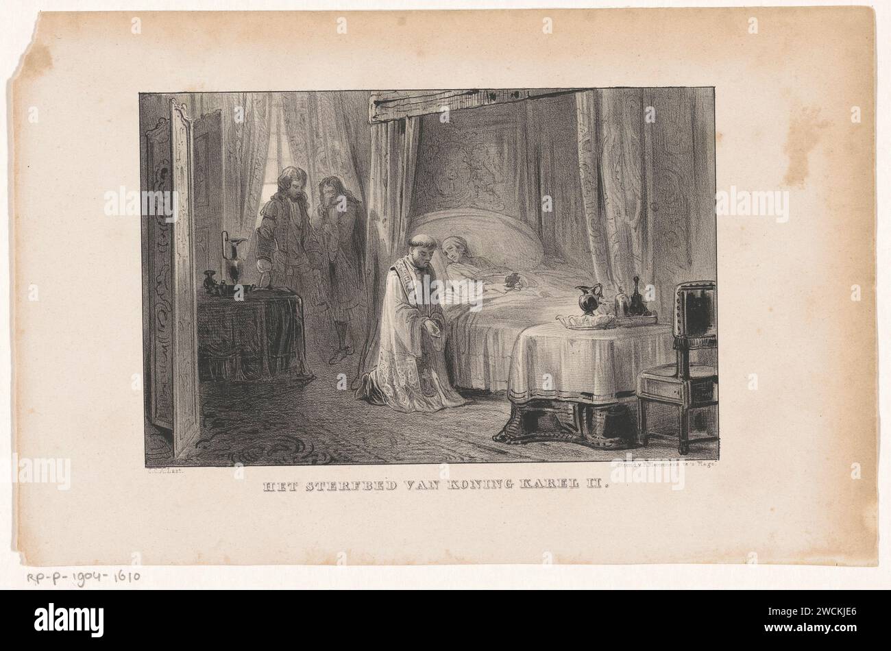 Charles ii england deathbed hi-res stock photography and images - Alamy