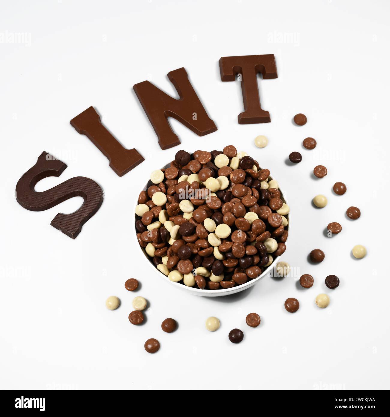 SINT Chocolate letters Stock Photo - Alamy