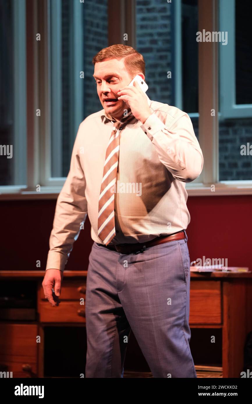 Sebastian Bezzel in der schwarzen Komödie 1h22 vor dem Ende, Fotoprobe ...