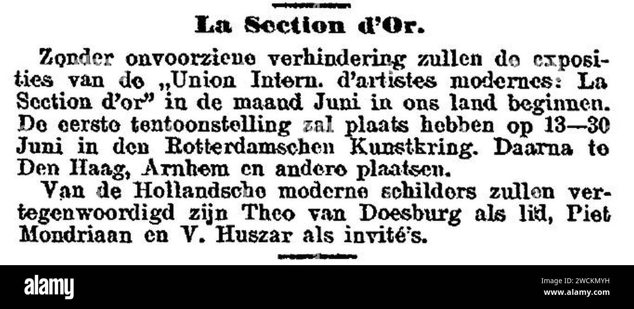 Aankondiging Cut Out Stock Images & Pictures - Alamy