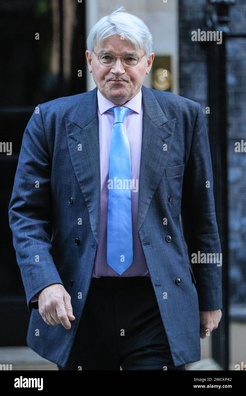 London, UK. 16th Jan, 2024. Andrew Mitchell, MP, Minister of State ...