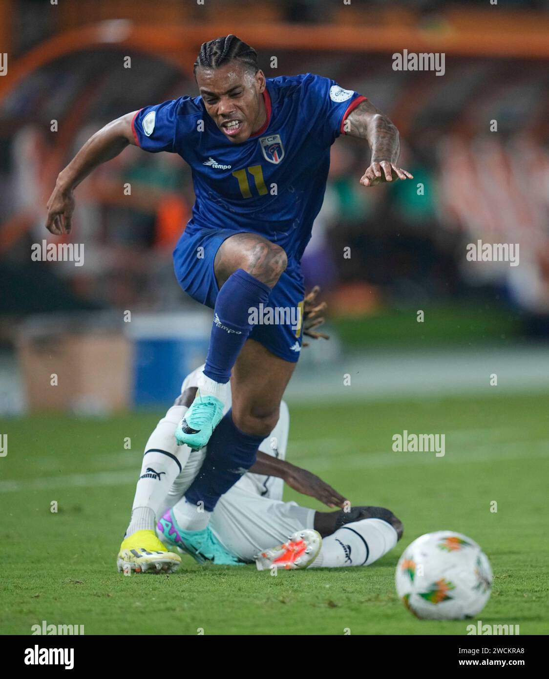January 14 2024: Garry Mendes Rodrigues (Cap Verde) controls the ball ...