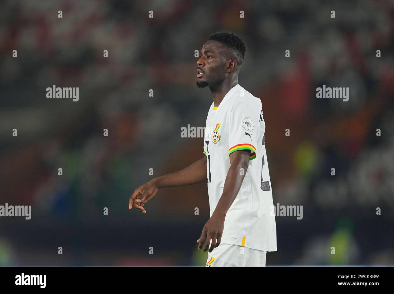 January 14 2024: Salis Abdul Samed (Ghana) looks on during a African ...