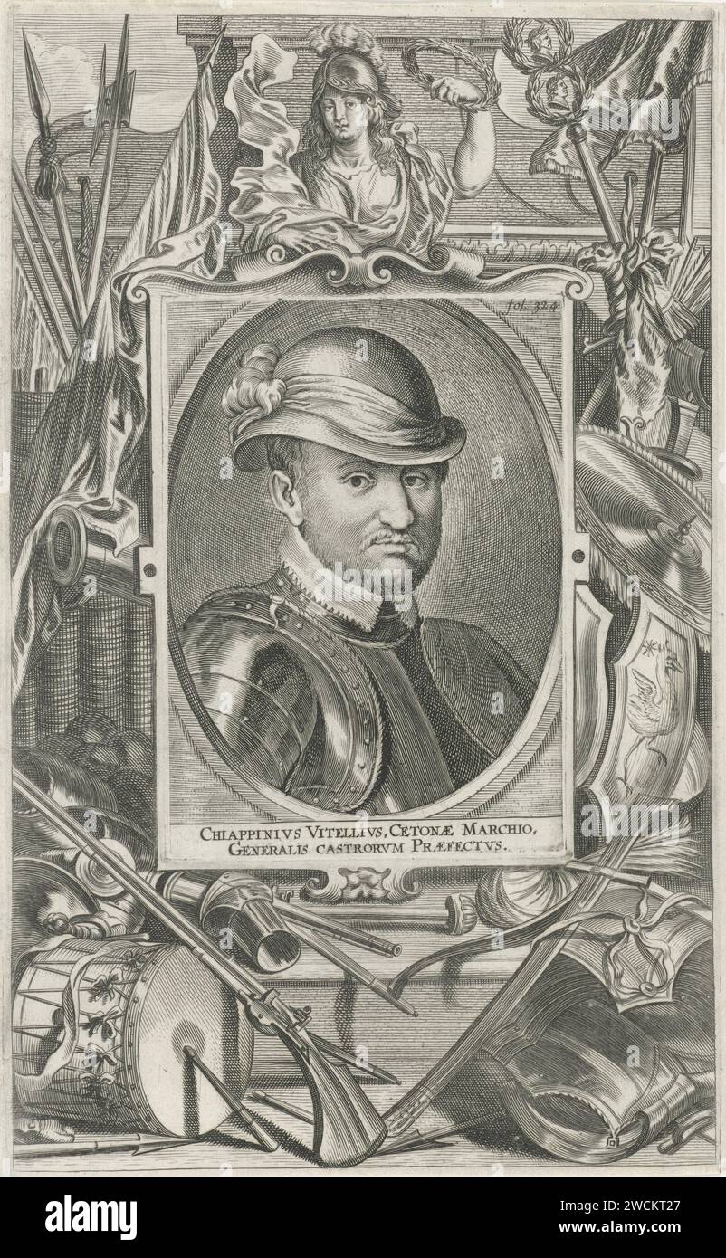 Portret Van Giovan Luigi Vitelli, Arnold Loemans, 1632 - 1661 print ...