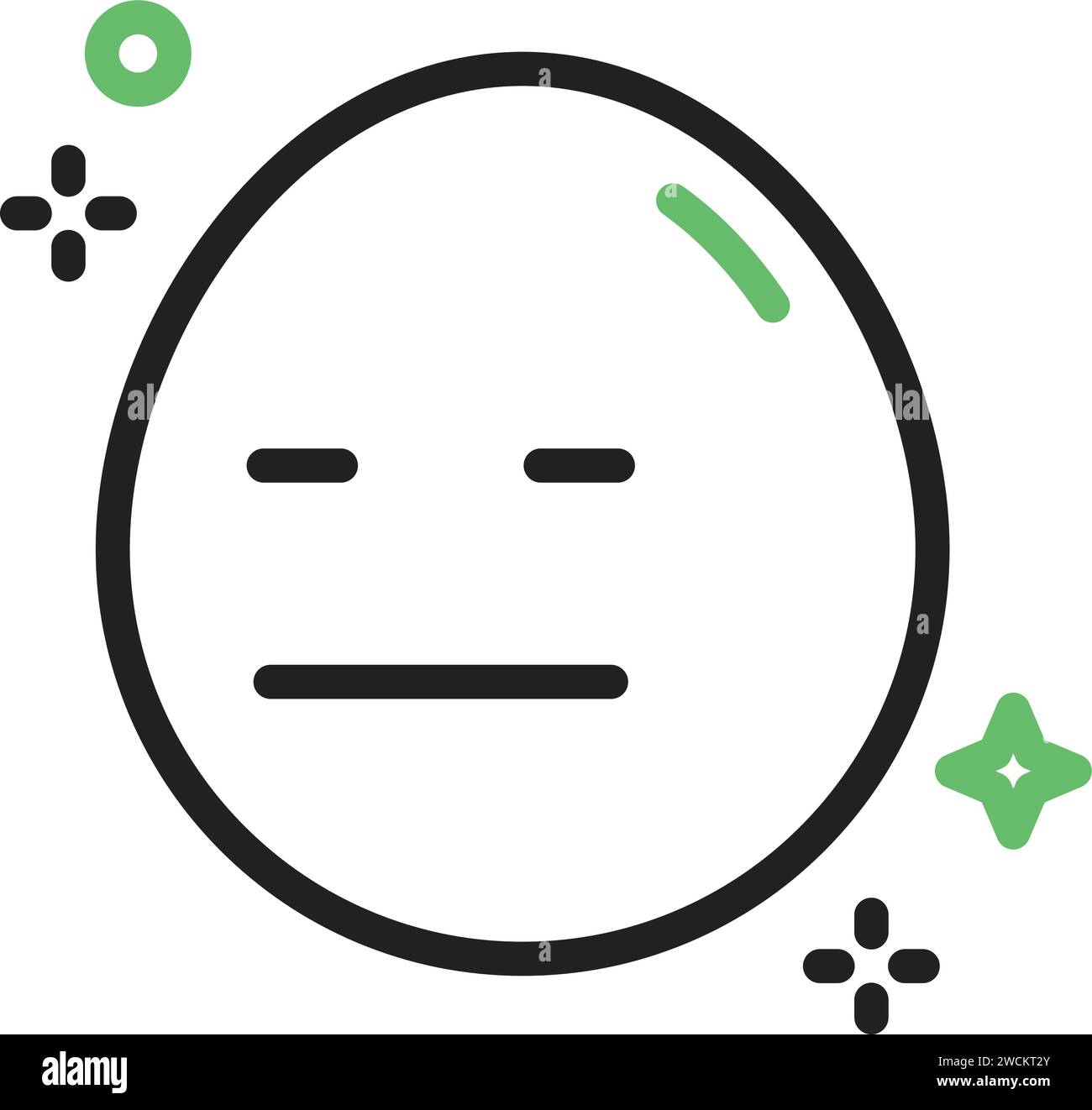 Expressionless face Stock Vector Images - Alamy