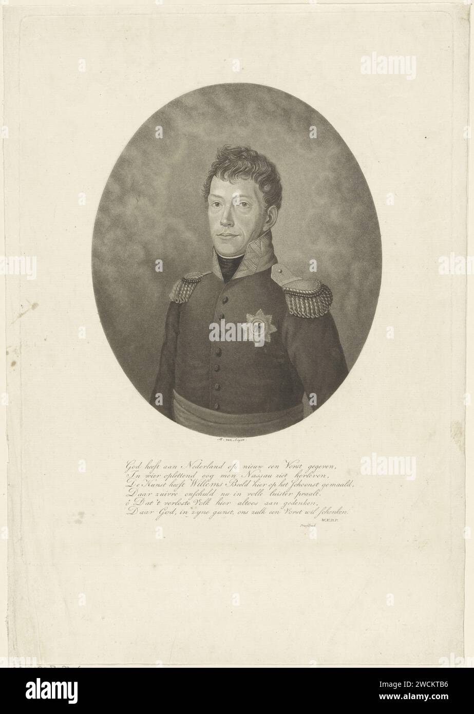 Portrait of William I Frederik, King of the Netherlands, Martinus van ...