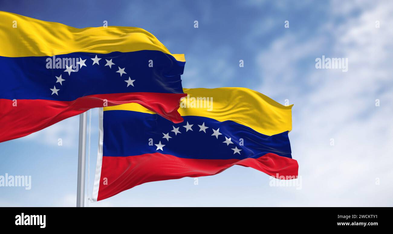 Venezuela wind flag hi-res stock photography and images - Alamy