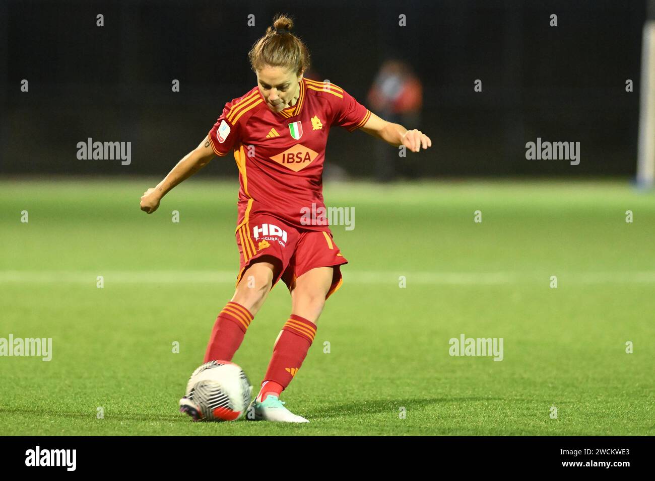 Naples,Italy,16 January,2024 Manuela Giugliano of AS Roma in action ...