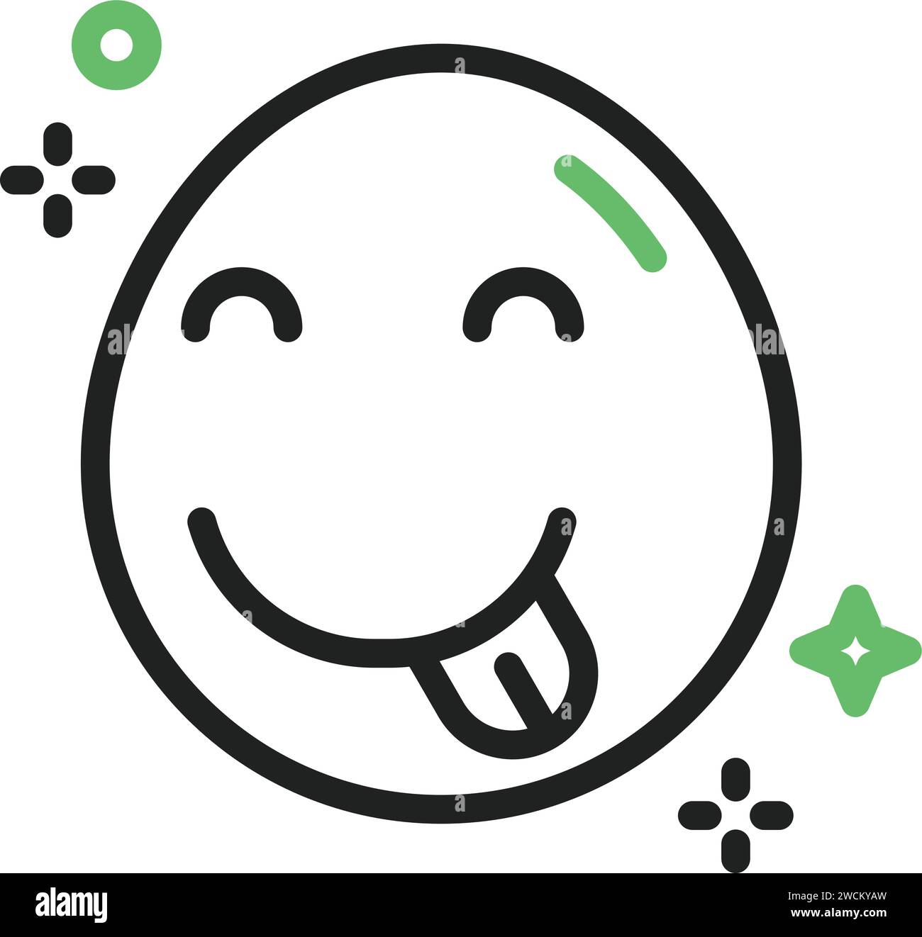 Face Savoring Food icon vector image Stock Vector Image & Art - Alamy