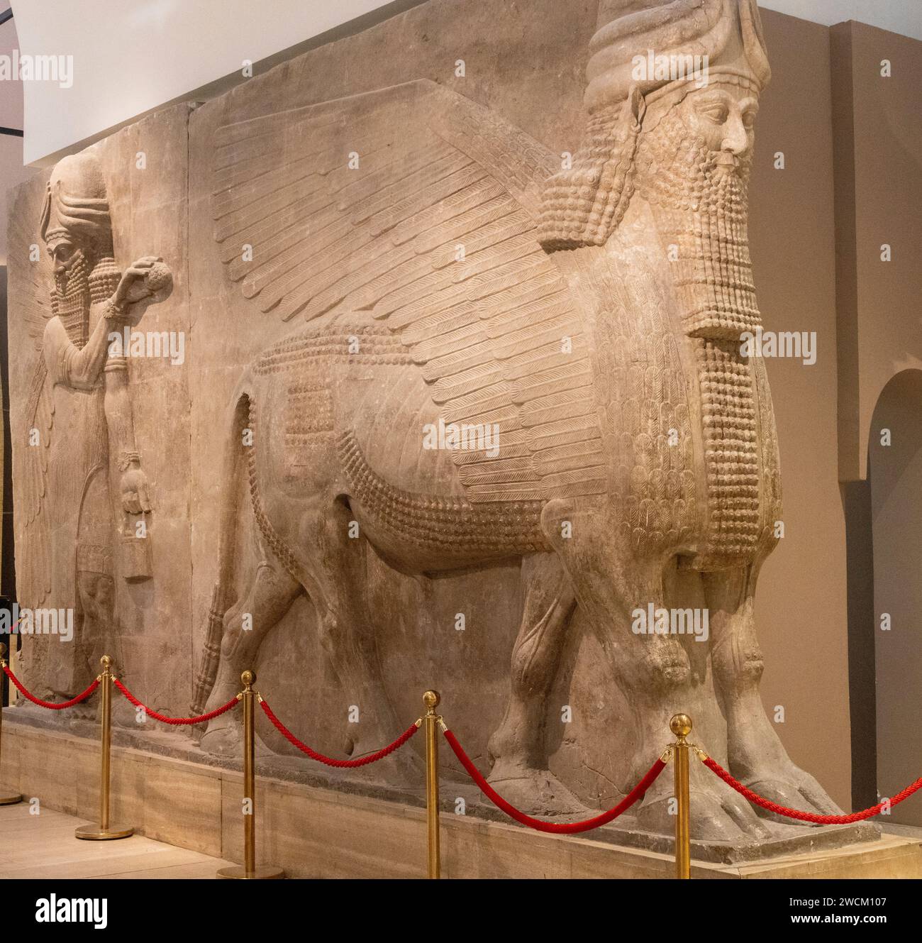 Assyrian winged bull hi-res stock photography and images - Alamy