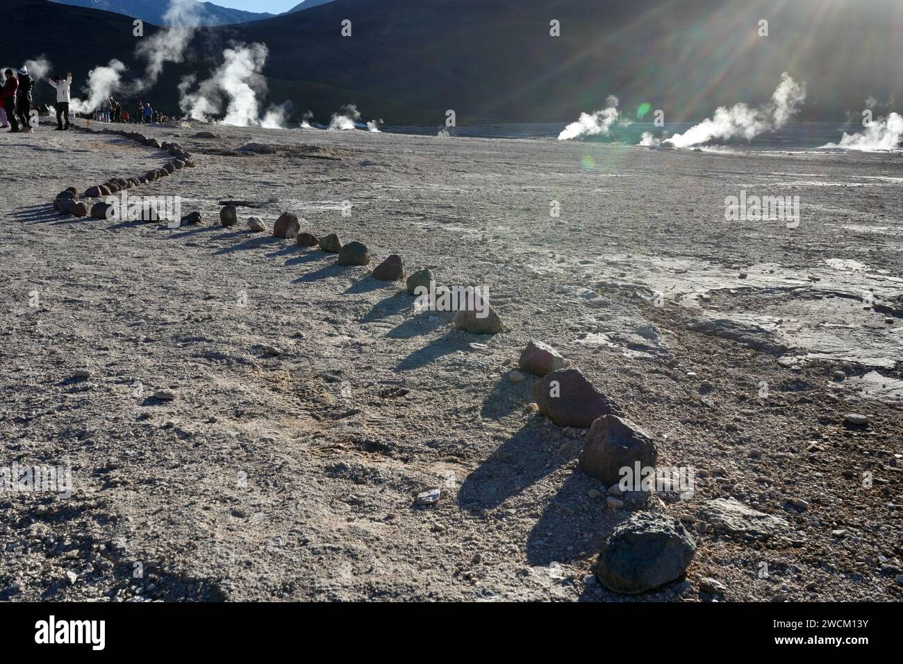 Steam fountain from the ground hi-res stock photography and images - Alamy
