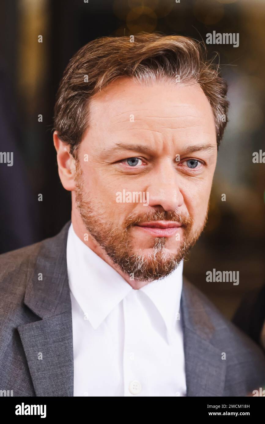 Milan, Italy. 14th Jan, 2024. James McAvoy is attending the Milan ...