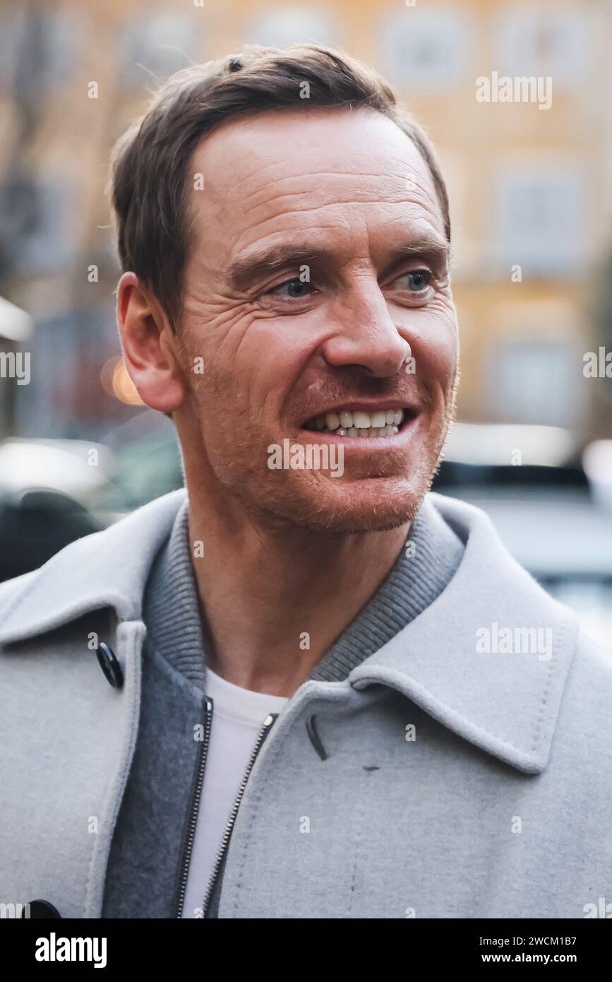 Milan, Italy. 15th Jan, 2024. Michael Fassbender is attending the Milan ...