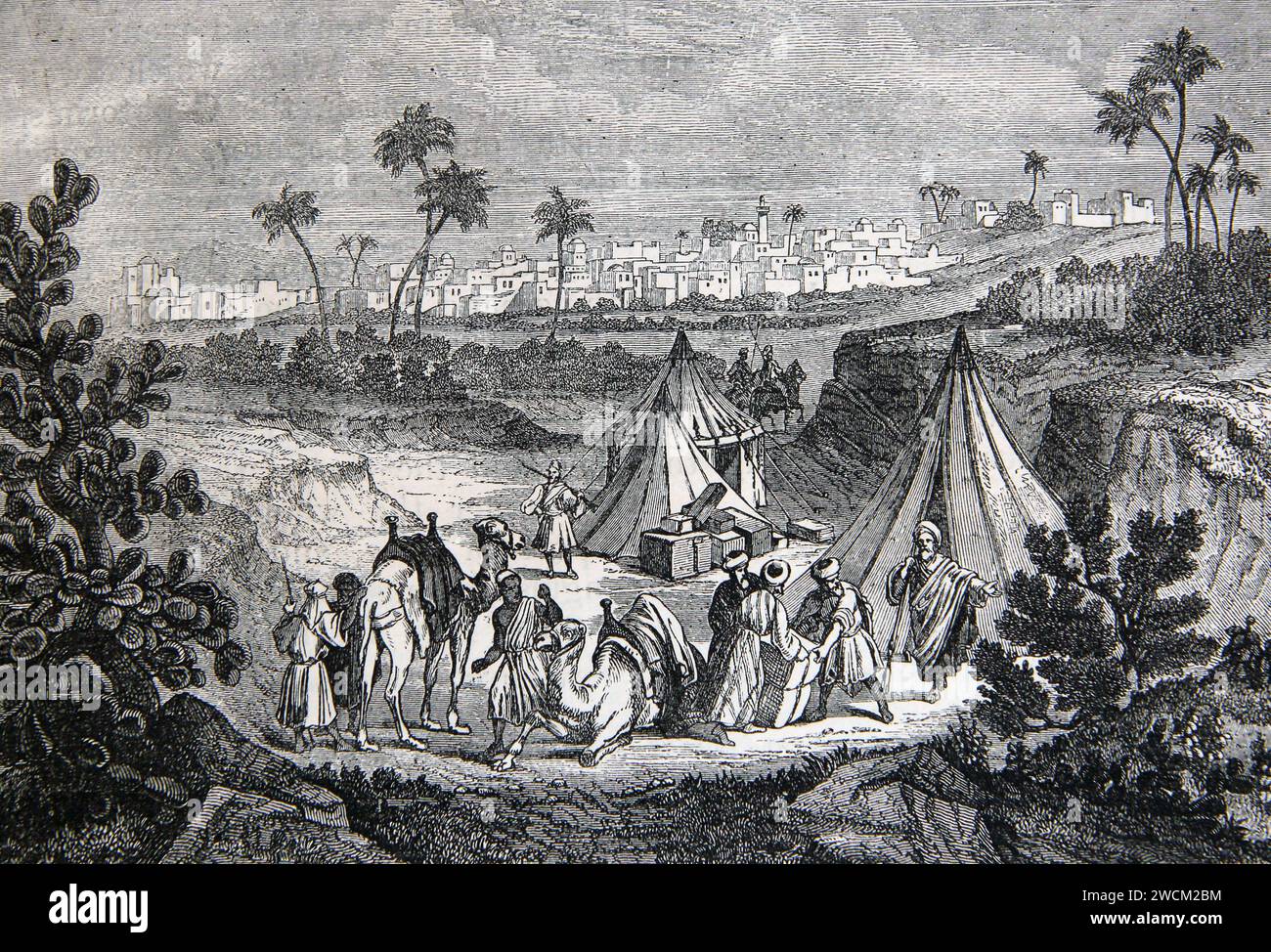 Illustration of Gaza (Azzah) during Biblical times The Avim lived in ...