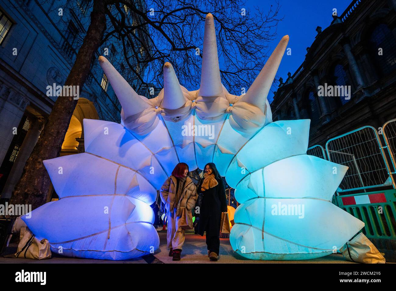 London, UK. 16th Jan, 2024. King's College London presents Air Giants ...